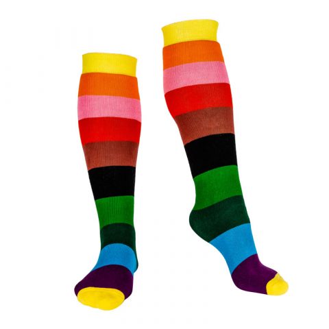 Rainbow Grown Up Sock - Squelch